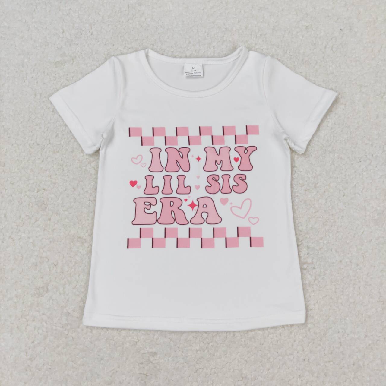 White Pink Letter IN MY Short Shirt – SUTUTU03