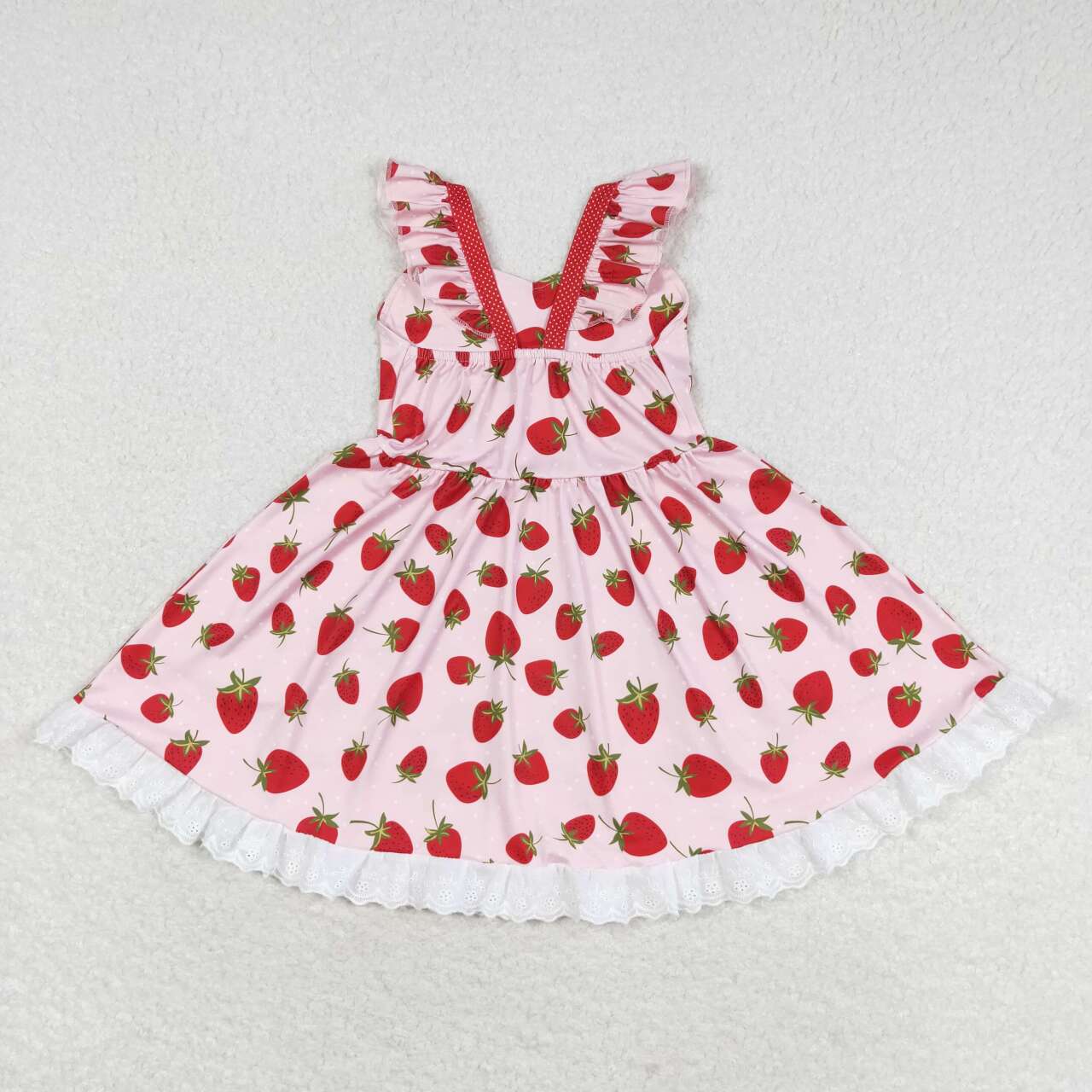 strawberry Print Girls Dress – Sunshine Kids Clothes Inc