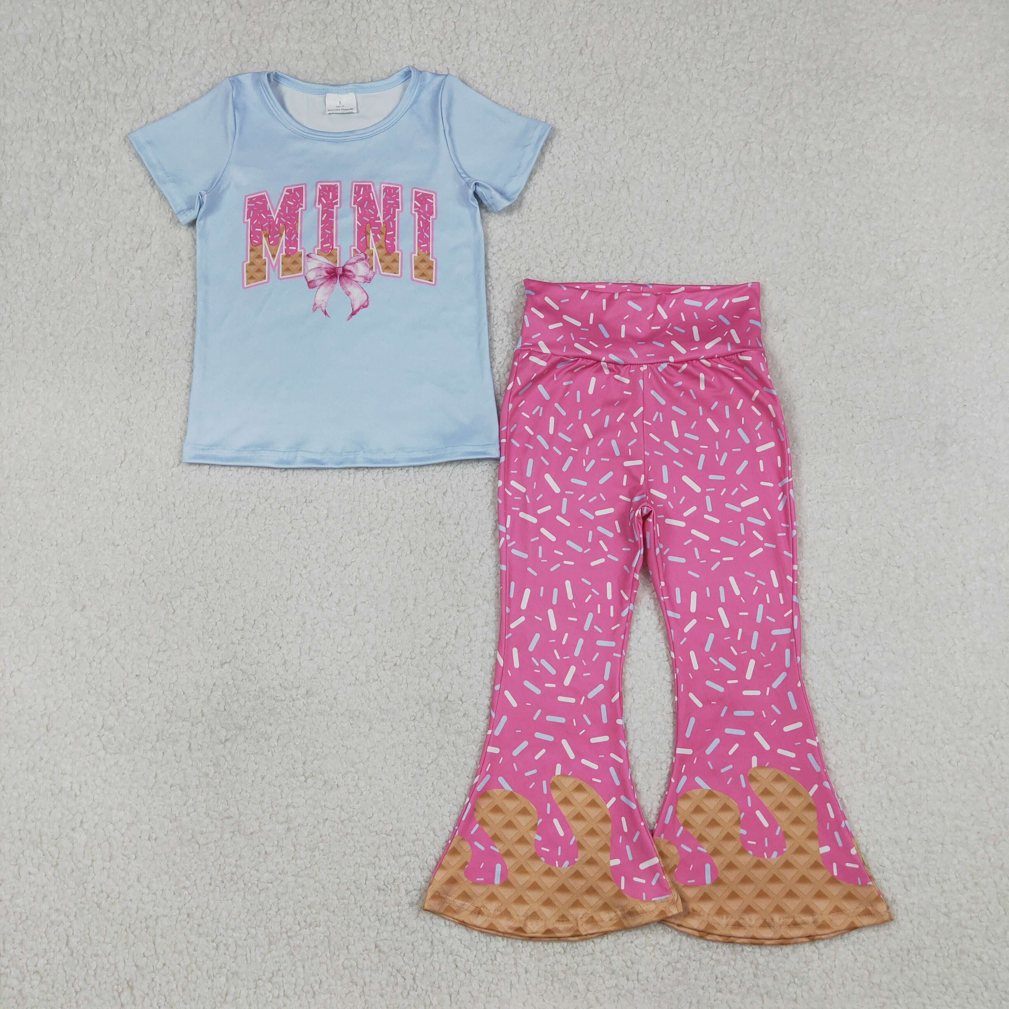 MINI Ice Cream Bell Pants Girls Set GSPO2107 – SUTUTU03