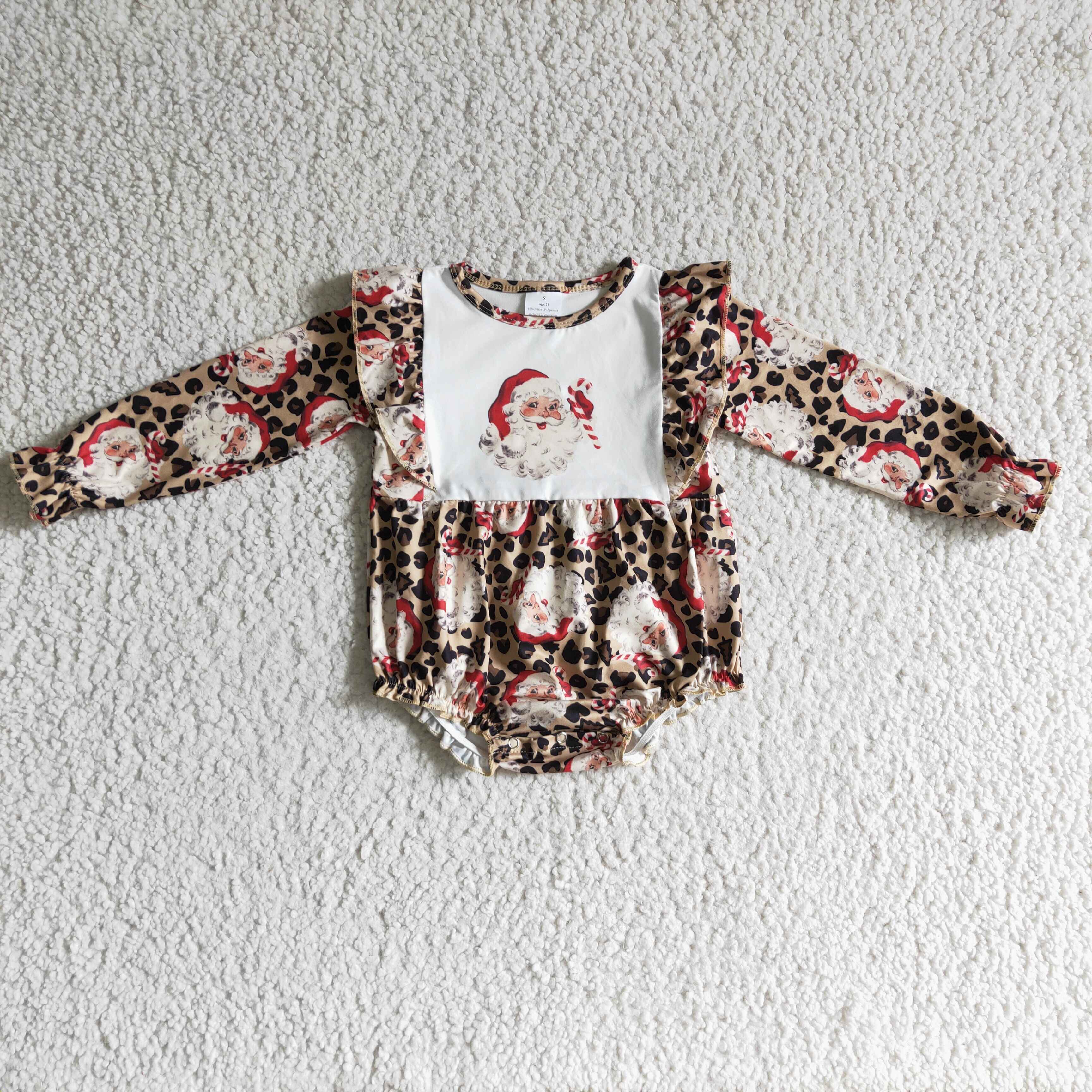 Christmas Santa long sleeves romper – Sunshine Kids Clothes Inc