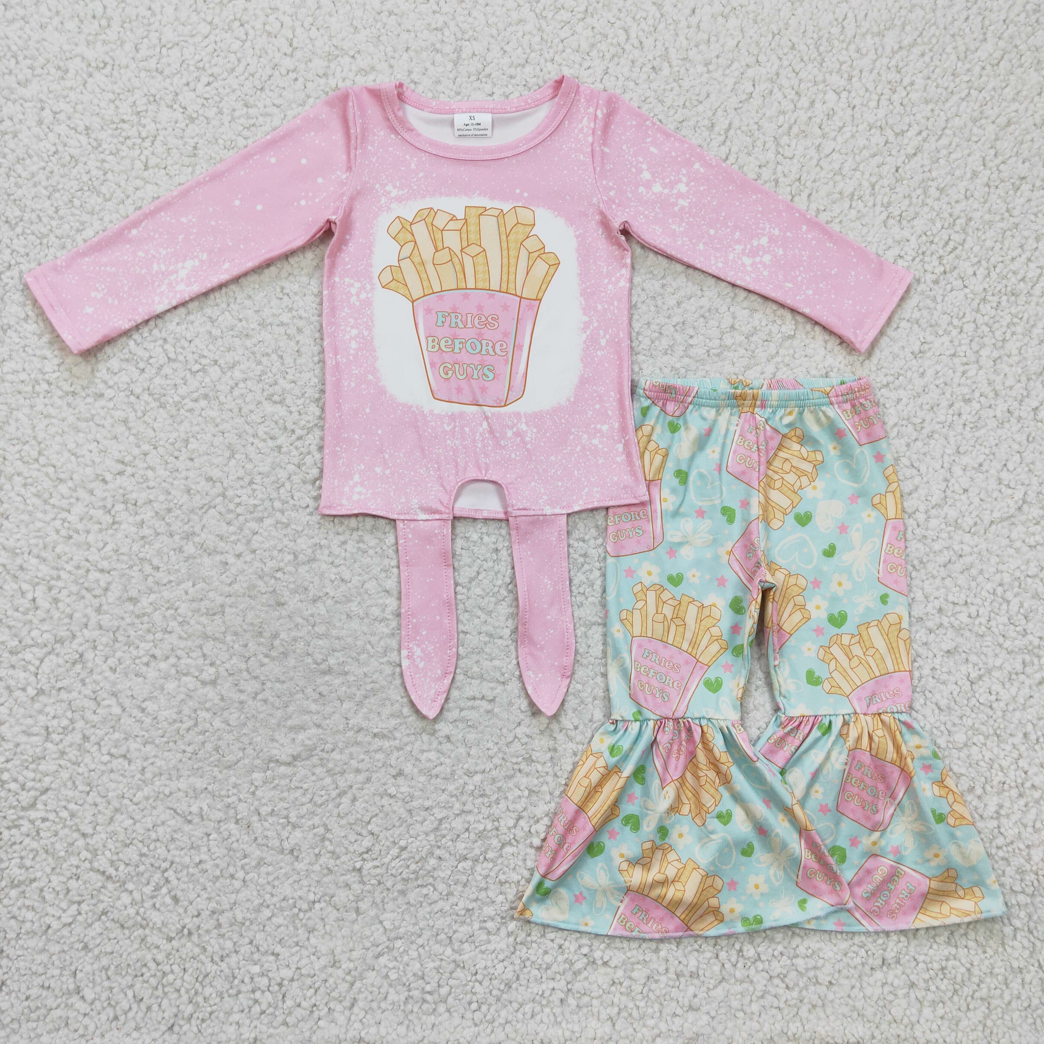 Pink Fries Girls Set – Sunshine Kids Clothes Inc